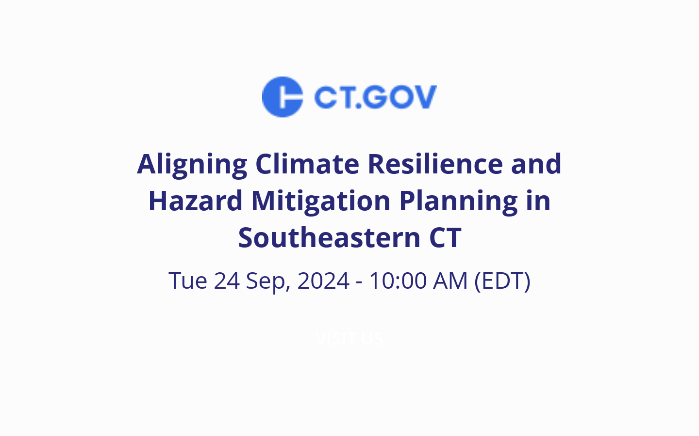 Aligning Climate Resilience and Hazard Mitigation Planning in Southeastern CT