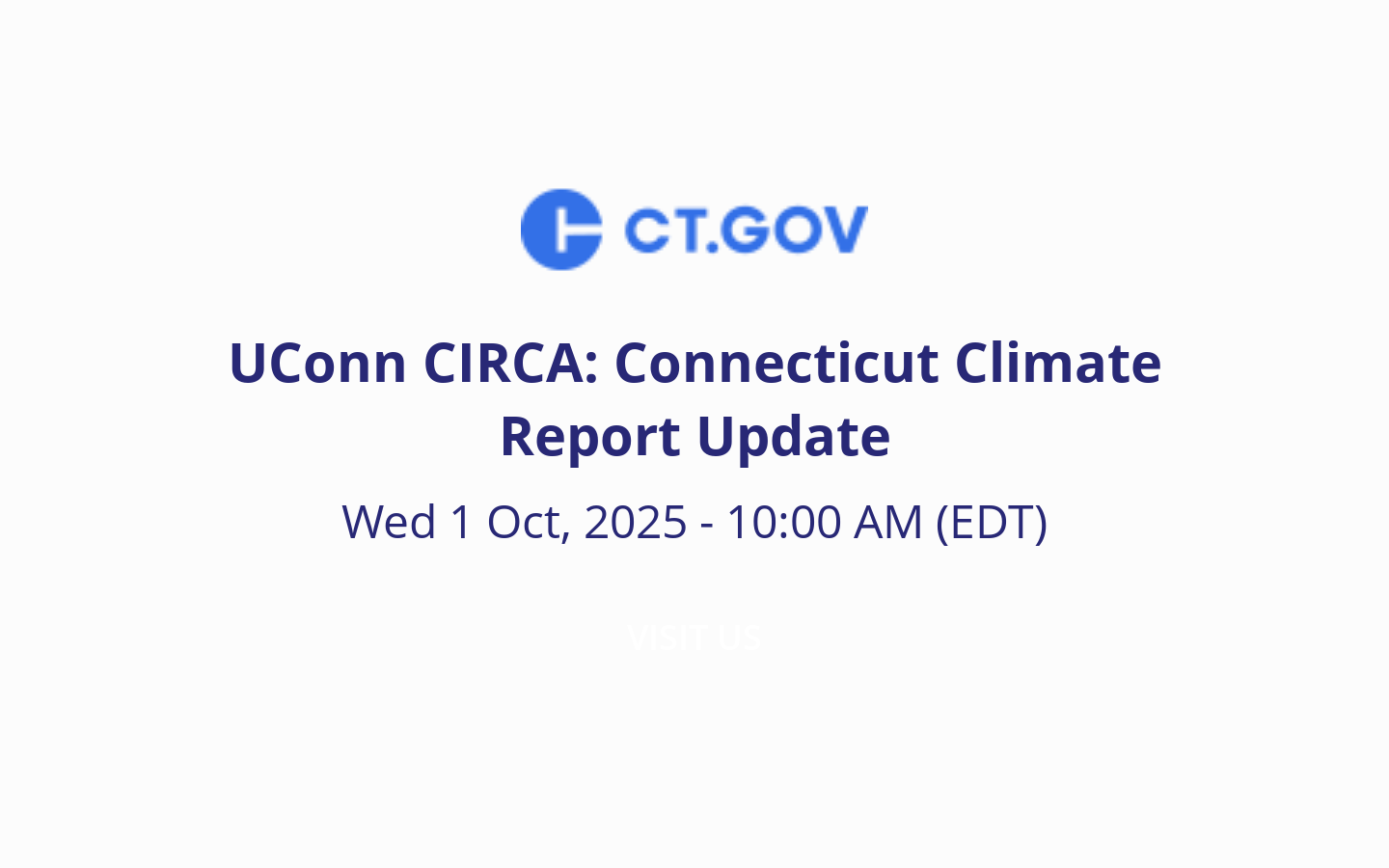 UConn CIRCA: Connecticut Climate Report Update